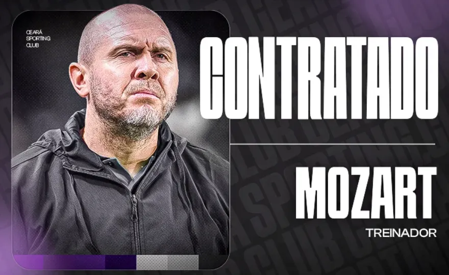 Ceará anuncia Mozart como novo técnico para a temporada 2026 ...